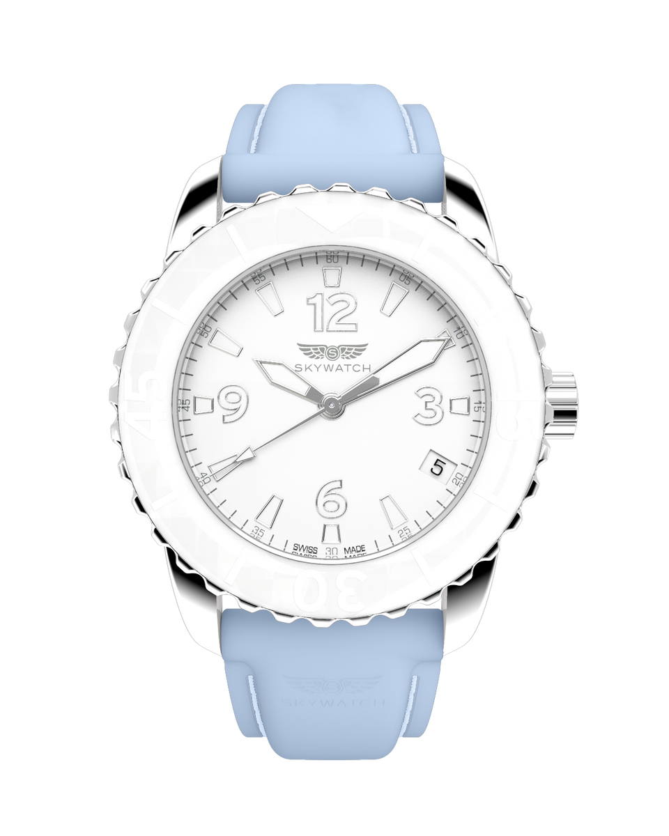 White & Light Blue – Skywatch