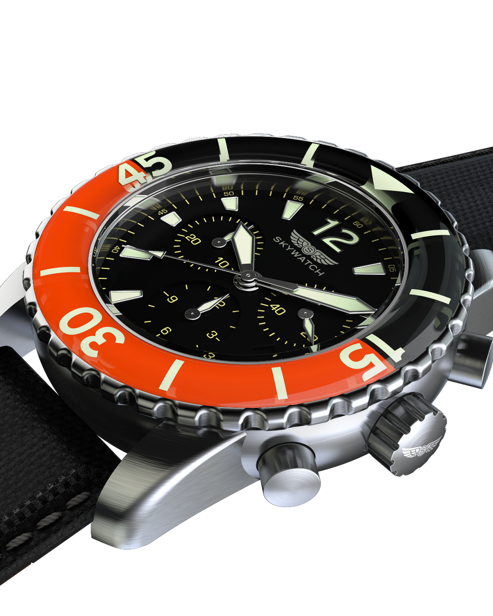 Poppy Red & Stainless Steel – Skywatch